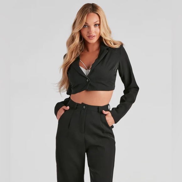 Windsor | Jackets & Coats | Windsor Effortless And Elevated Cropped Blazer | Poshmark